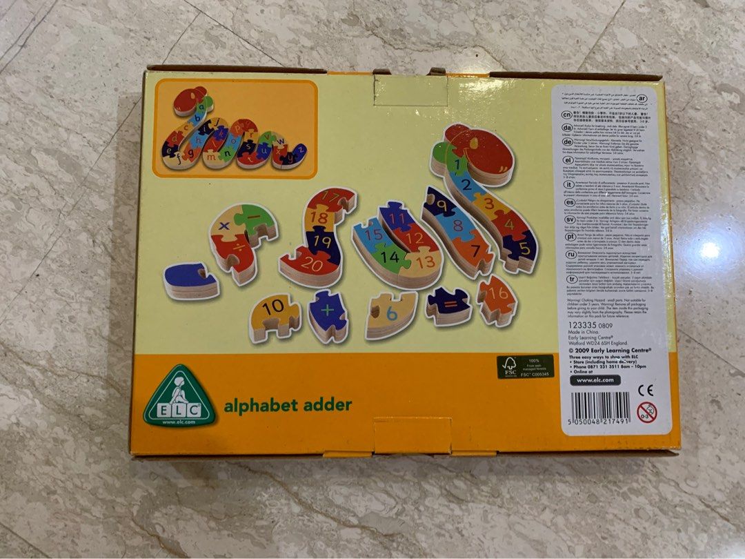 Elc Alphabet added, Hobbies & Toys, Toys & Games on Carousell