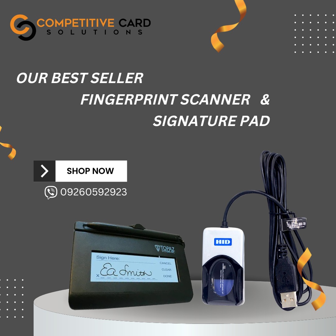 ELECTRONIC SIGNATURE PAD & FINGERPRINT SCANNER, Computers & Tech ...