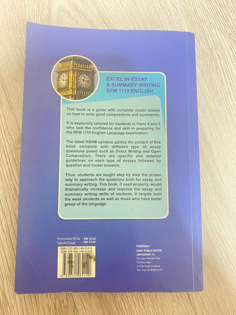 ESSAY & SUMMARY WRITING BOOK, Hobbies & Toys, Books & Magazines ...