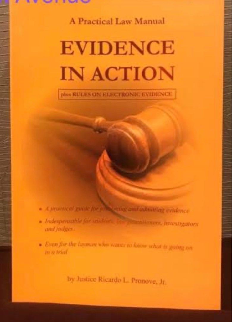 Evidence in Action, Hobbies & Toys, Books & Magazines, Textbooks on ...