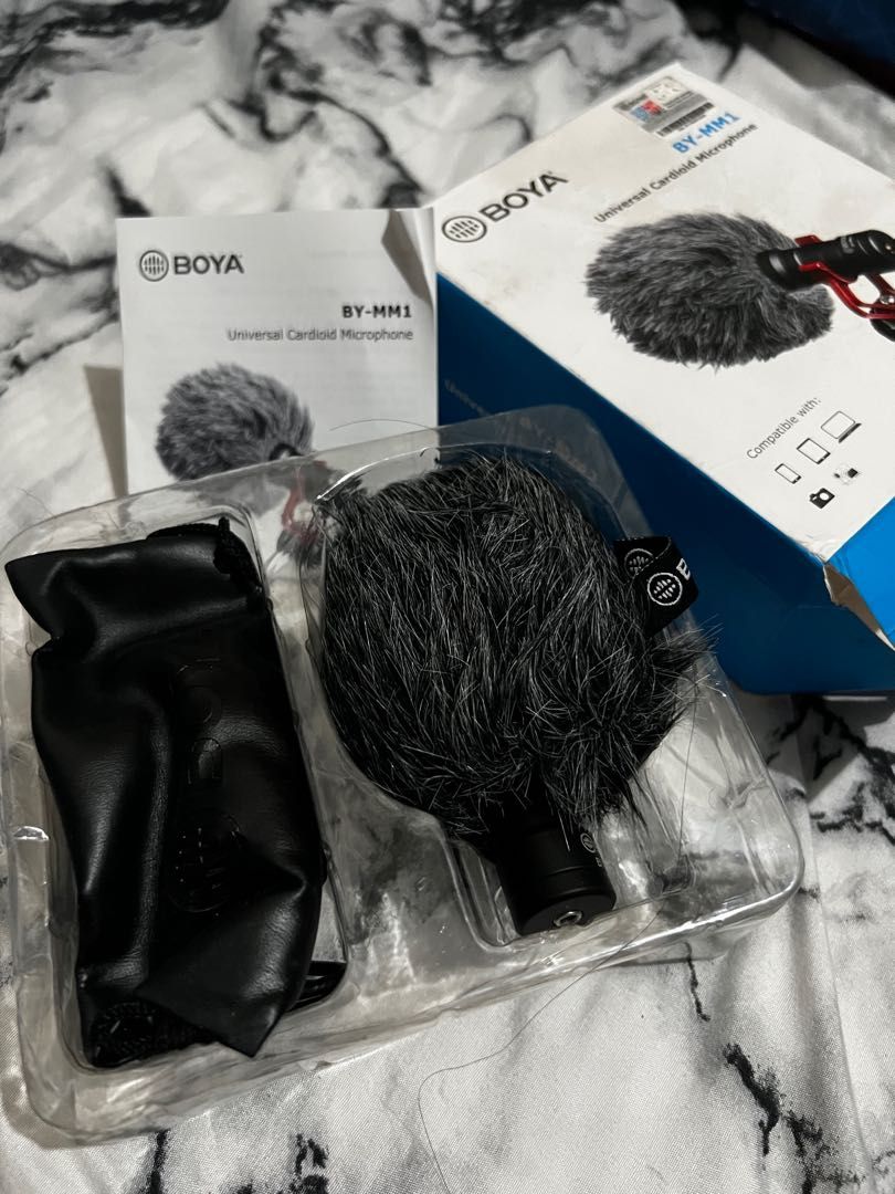 EX Boya Microphone BY MM1 CardioId Shotgun Mic For DSLR mic, Audio ...
