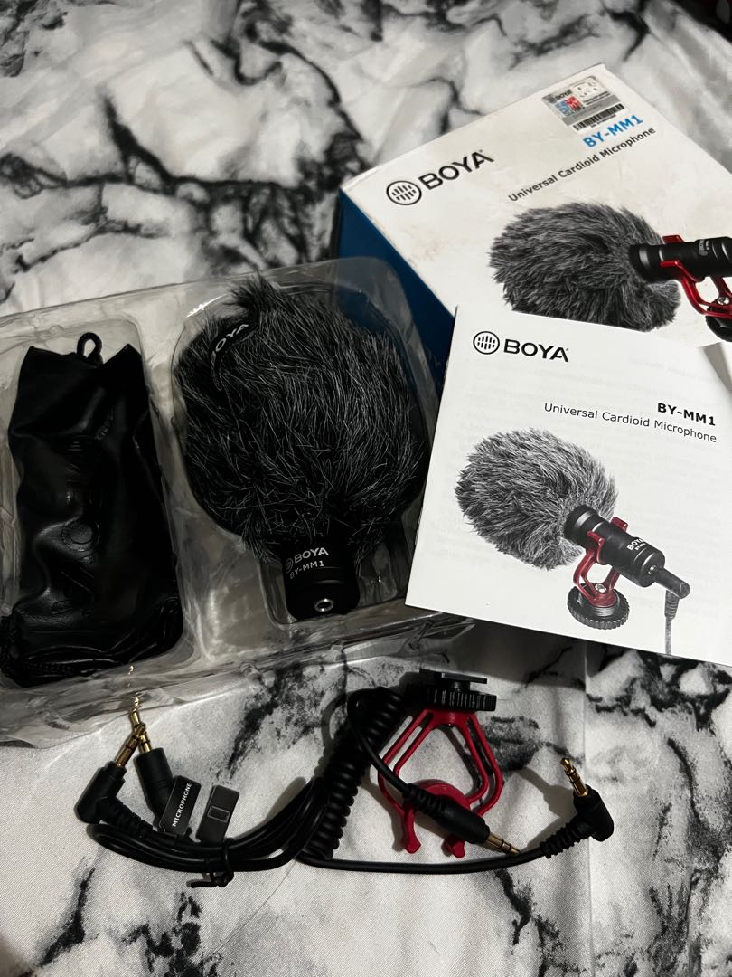 EX Boya Microphone BY MM1 CardioId Shotgun Mic For DSLR mic, Audio ...