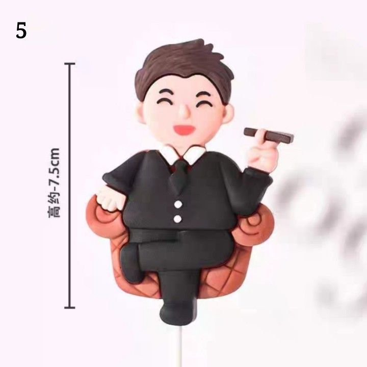 Father / Boss Celebration Cake Topper, Furniture & Home Living ...