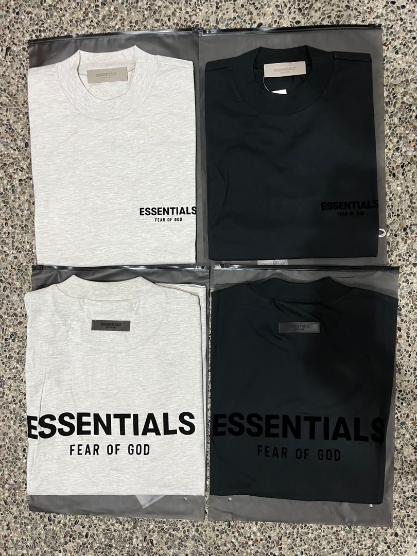 FEAR OF GOD ESSENTIALS FW22 CORE COLLECTION TEES, Men's Fashion, Tops ...