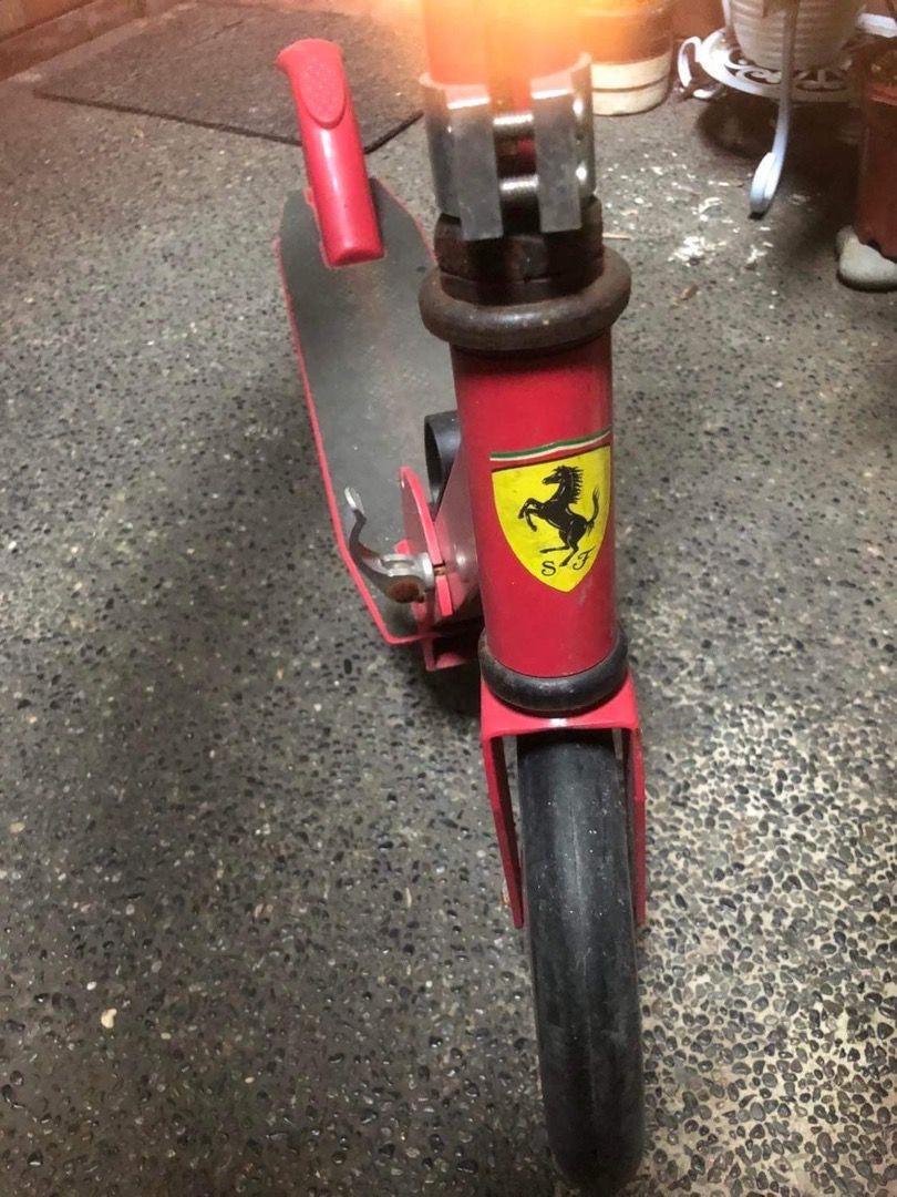 Ferrari scooter, Hobbies & Toys, Toys & Games on Carousell