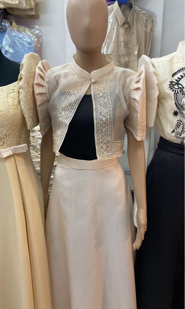 Filipiniana Bolero, Women's Fashion, Dresses & Sets, Traditional & Ethnic wear on Carousell