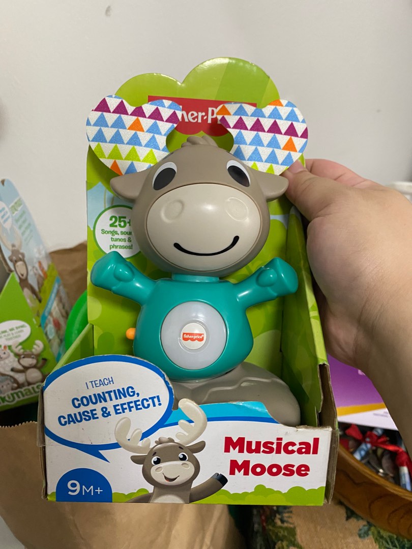 Fisher price musical moose linkanimals, Babies & Kids, Infant Playtime ...
