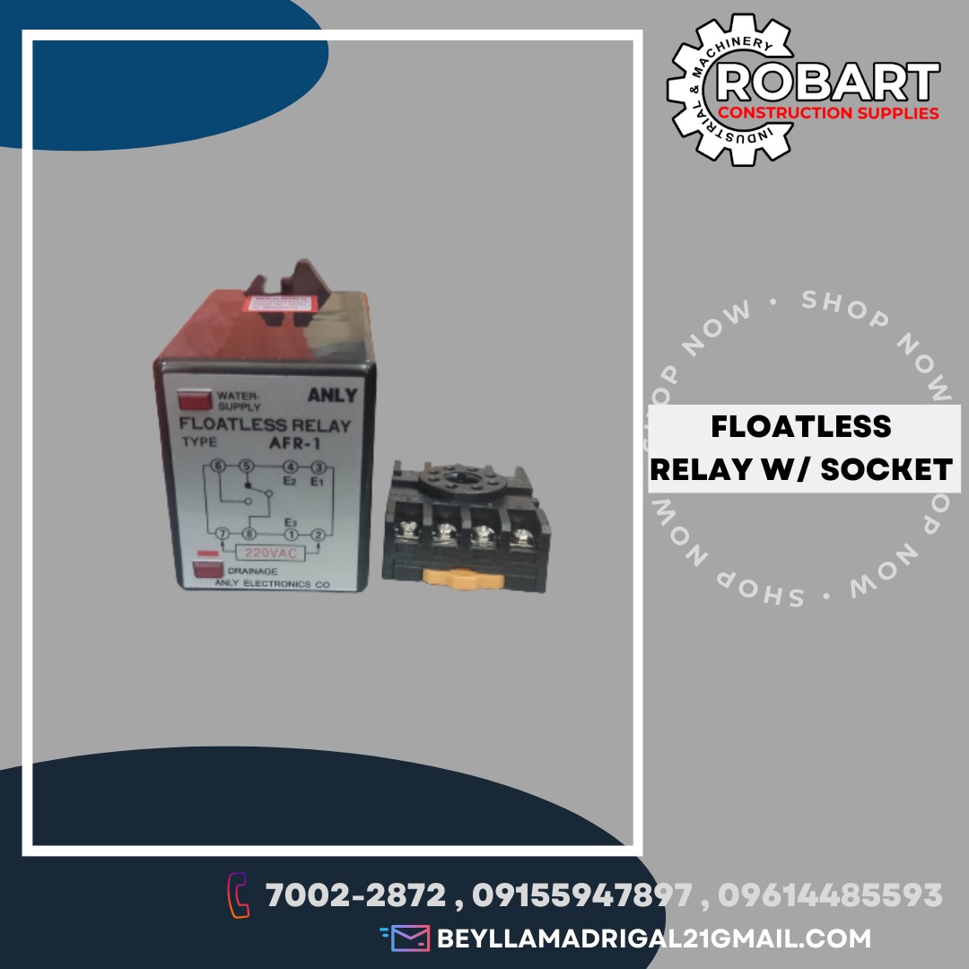 Floatless Relay with Socket, Commercial & Industrial, Construction ...