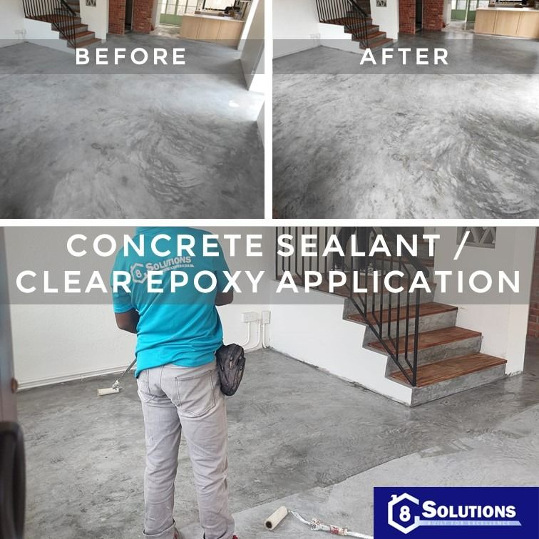 Floor coating application - Epoxy coating / PU coating / cement casting ...