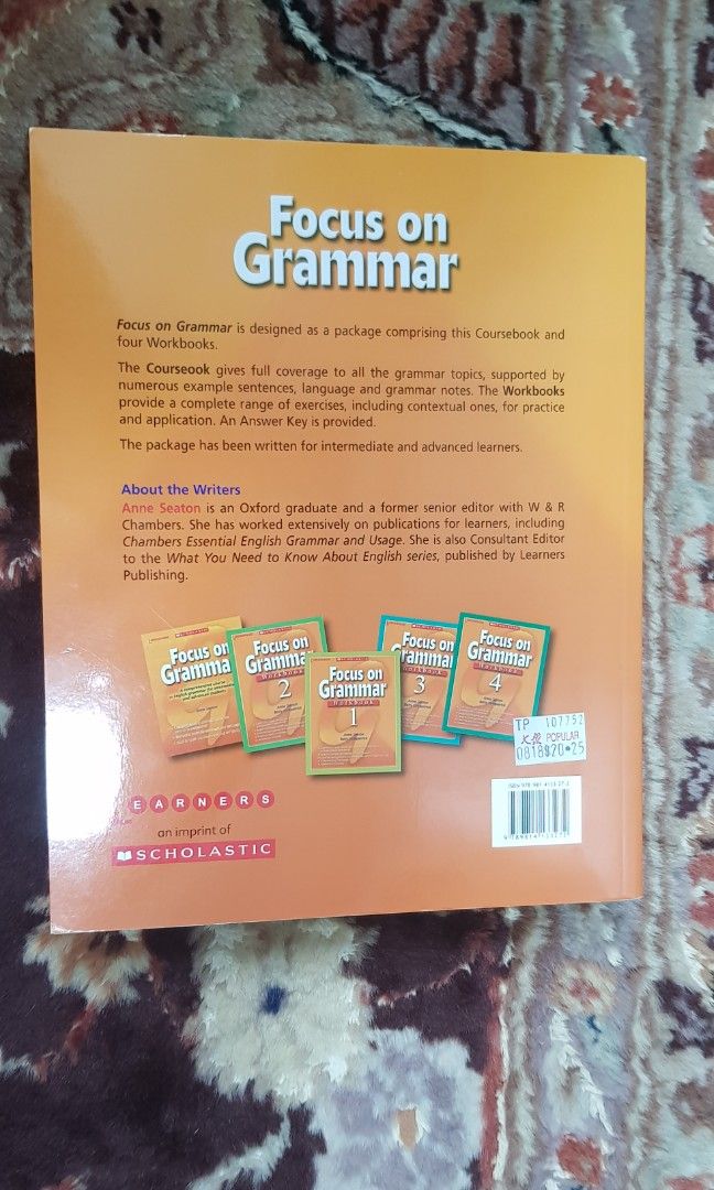 Focus on Grammar, Hobbies & Toys, Books & Magazines, Assessment Books ...
