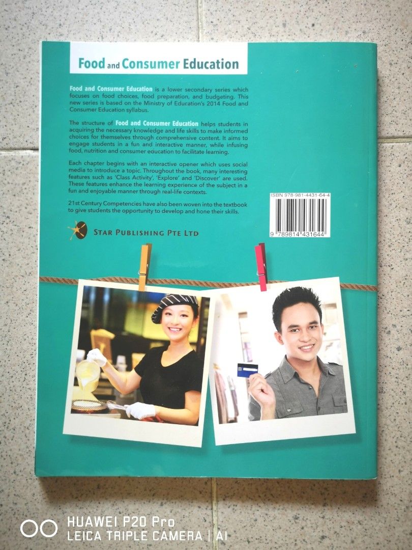 Food and Consumer Education 1 textbook (Sec 1 Secondary 1), Hobbies & Toys, Books & Magazines ...