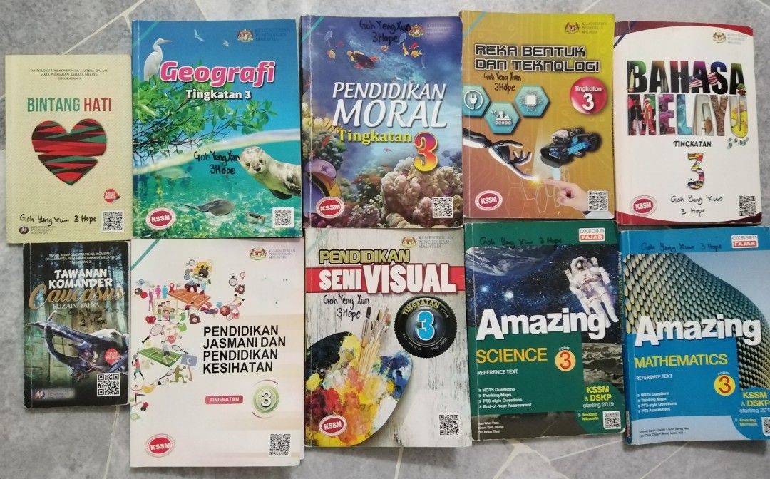 Form 1 - Form 5 textbooks, Hobbies & Toys, Books & Magazines, Textbooks ...