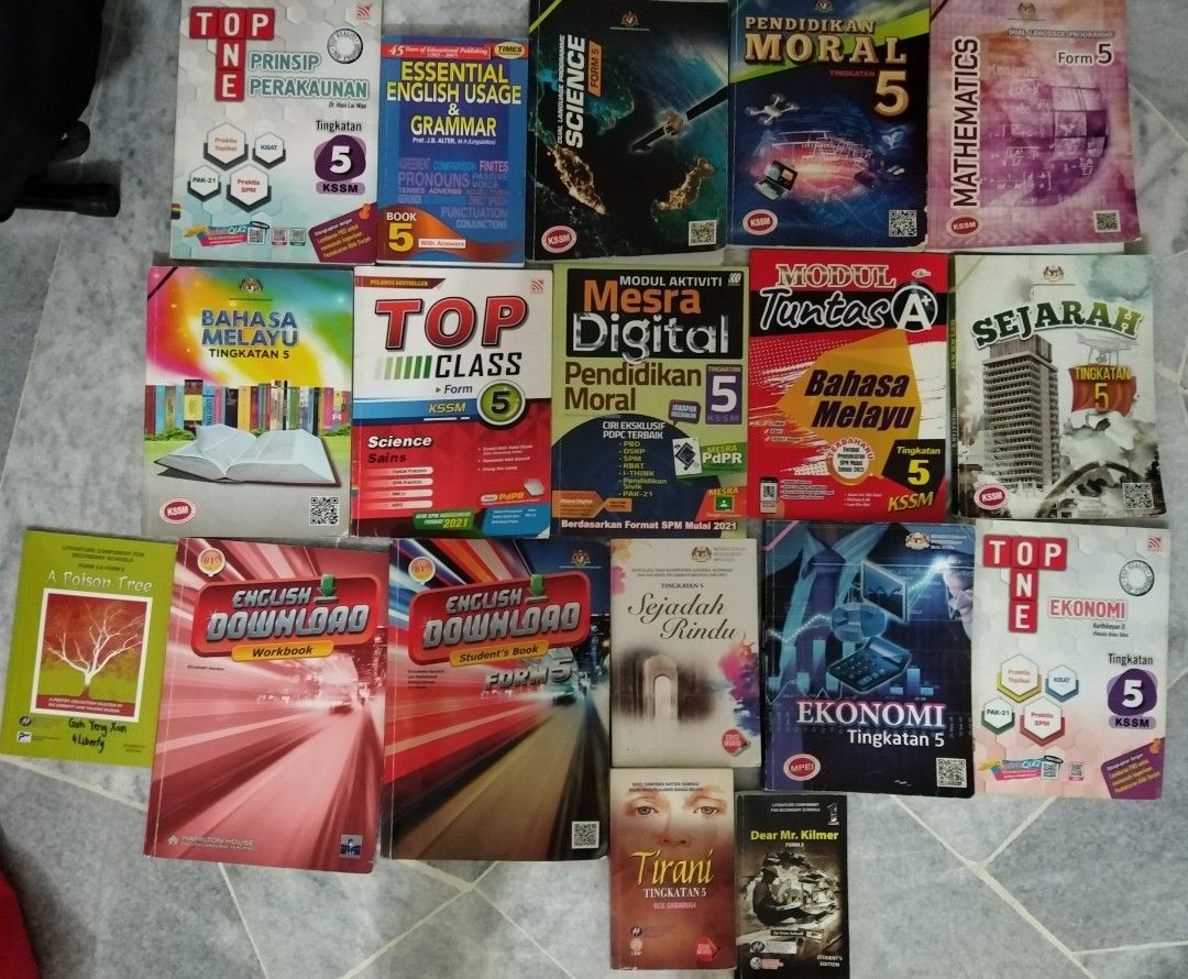 Form 1 - Form 5 textbooks, Hobbies & Toys, Books & Magazines, Textbooks ...