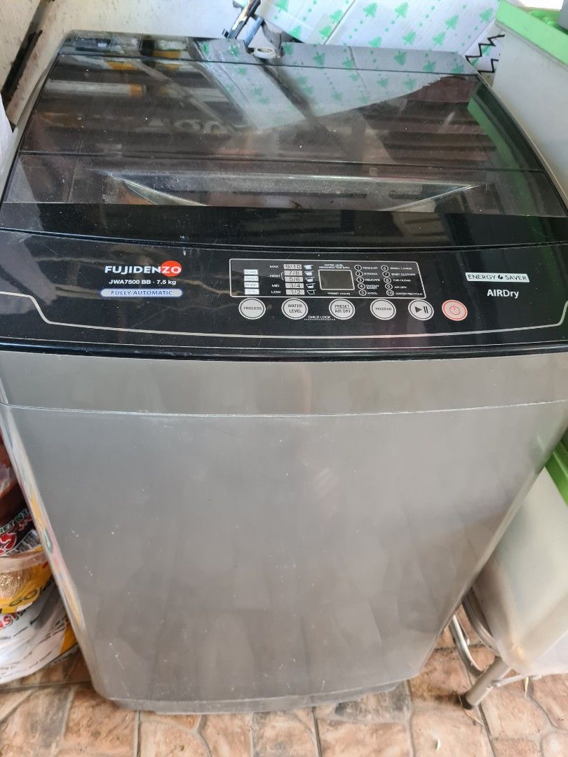 Fujidenzo 7.5kg Fully Atuomatic Washing Machine, TV & Home Appliances ...