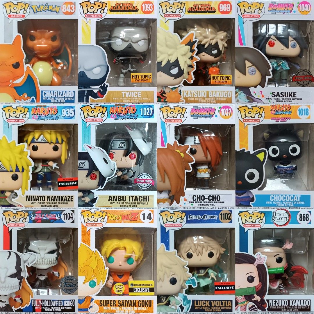Funko POP! Anime - Pokemon Charizard; My Hero Academia Twice Katsuki ...