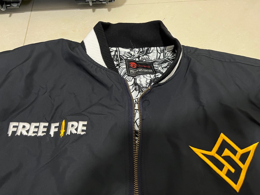 Garena Free Fire 2021 FFWS EDITION jacket merchandise, Men's Fashion ...