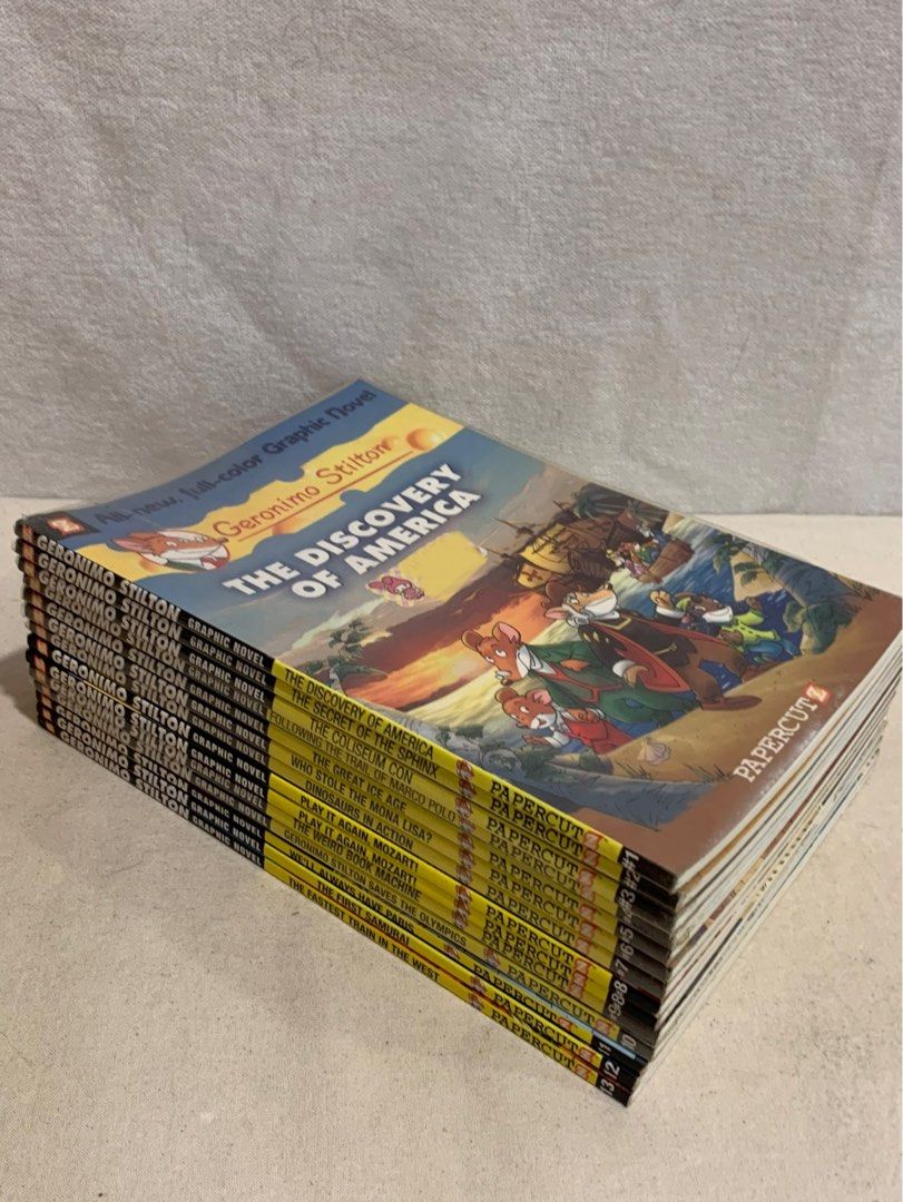 Geronimo Stilton Graphic Novel/comic (Full Colour) 1-13, Hobbies & Toys ...