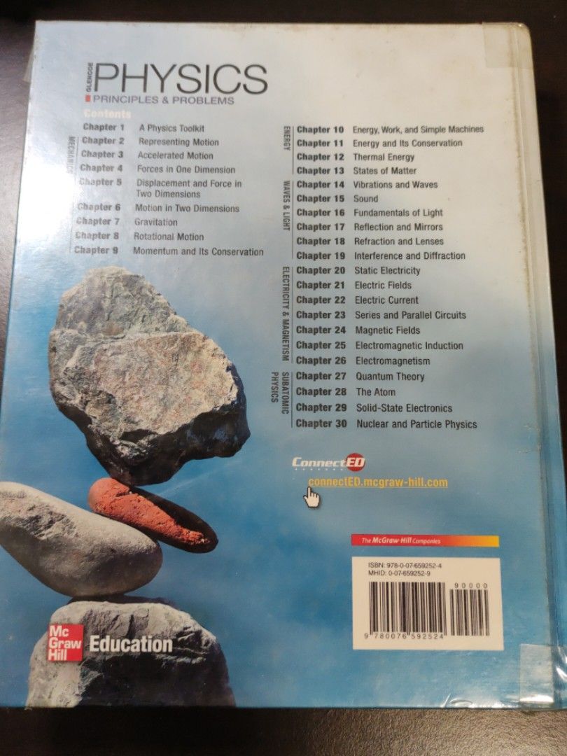 Glencoe Physics principles & problems, Hobbies & Toys, Books ...