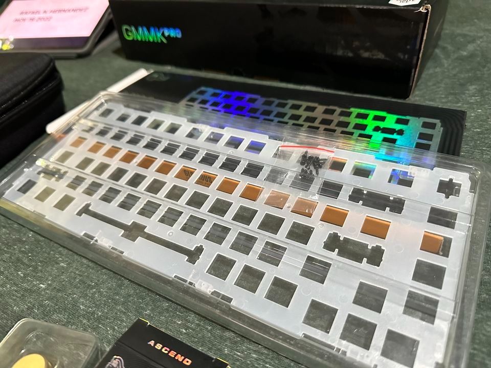 GMMK Pro barebones kit with many add-ons, Computers & Tech, Parts ...