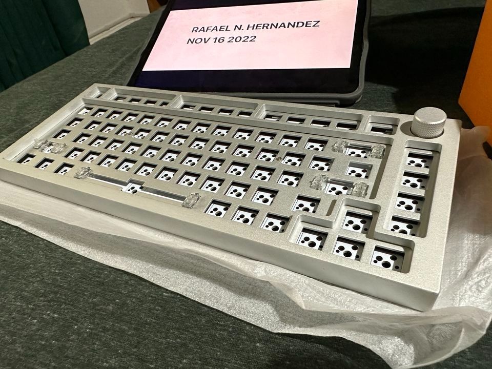 GMMK Pro barebones kit with many add-ons, Computers & Tech, Parts ...