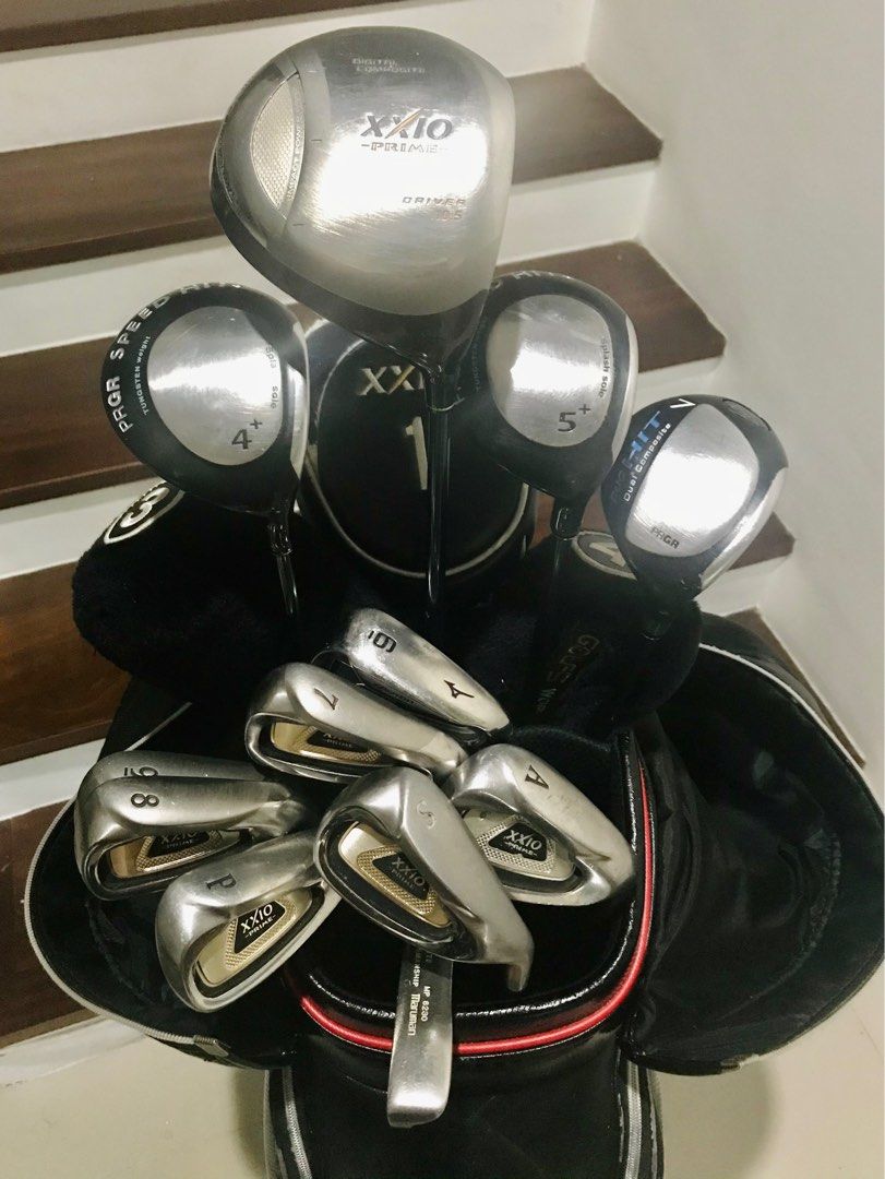 Golf Set Iron XX10 Prime SP500, Driver XX10 Prime Titanium sp300 loft 10.5 , Wood 4 PRGR, Wood 5 ...