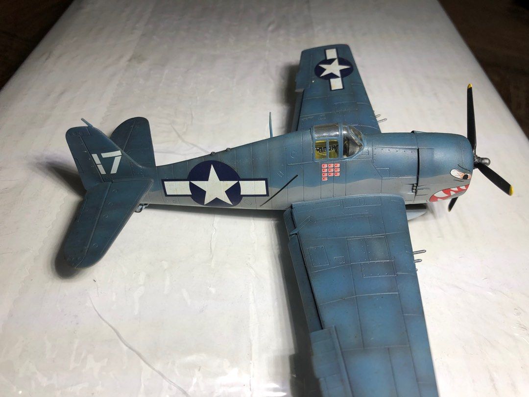 Grumman F6F Hellcat fighter aircraft model, Hobbies & Toys, Toys ...