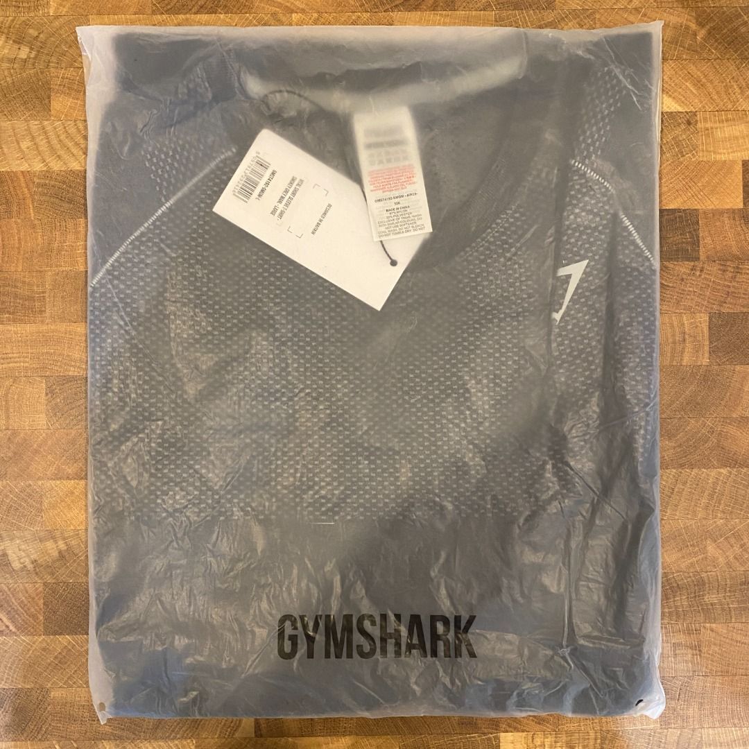 GymShark Vital Ombre Seamless Shirt, Men's Fashion, Tops & Sets ...