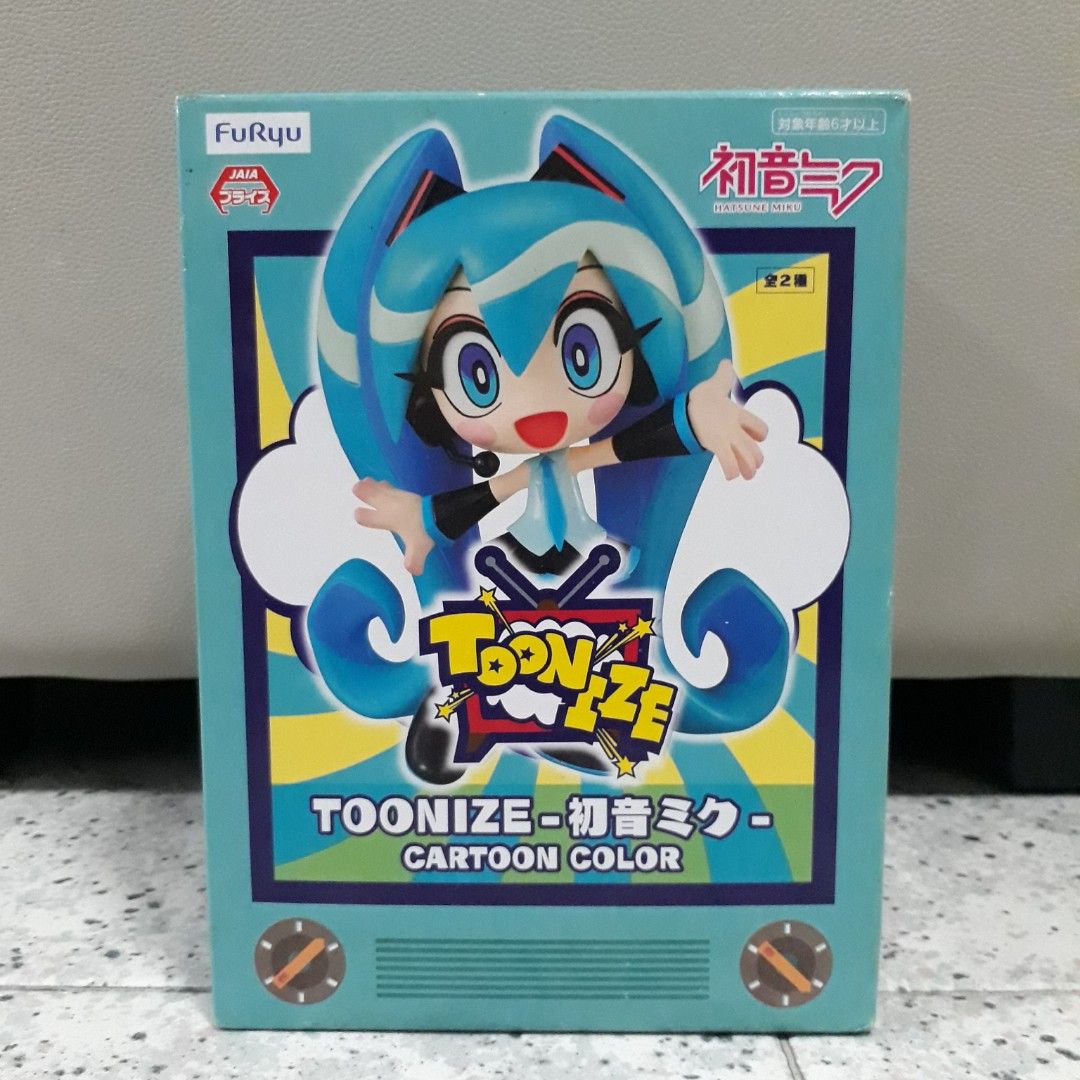 Hatsune Miku Toonize Cartoon Figurine (Authentic from Toreba Japan ...