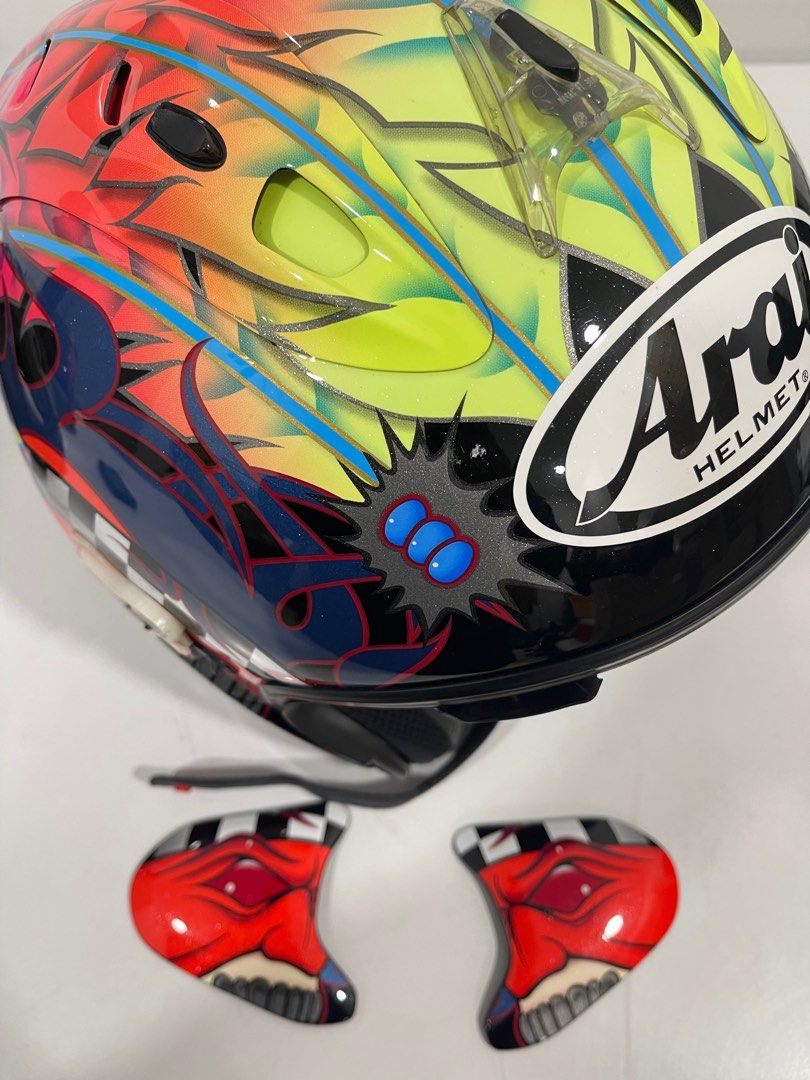 Helmet Arai Ram 4 Scott Russell Original, Motorbikes on Carousell