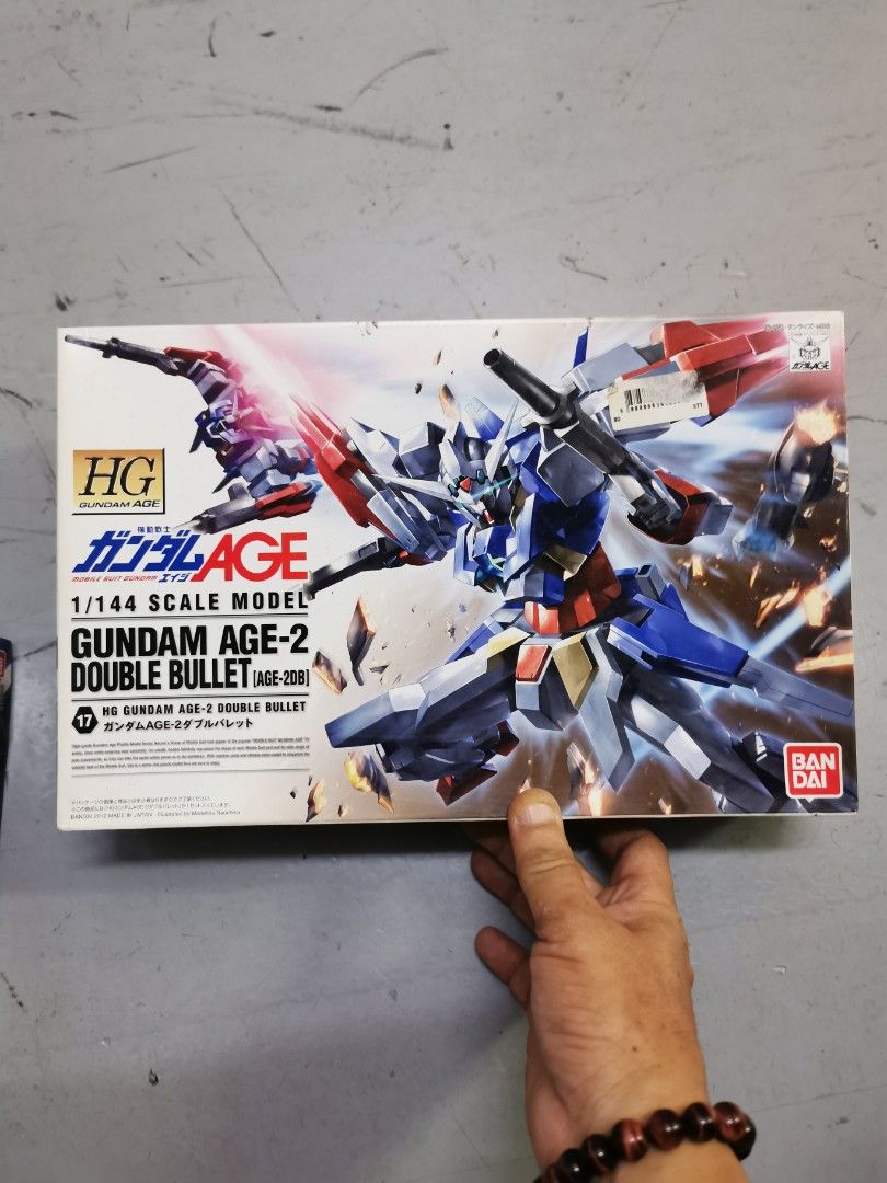 HG Gundam AGE bundle - Age 1 Normal, Age 2 Double Bullet, Age 3 Orbital ...