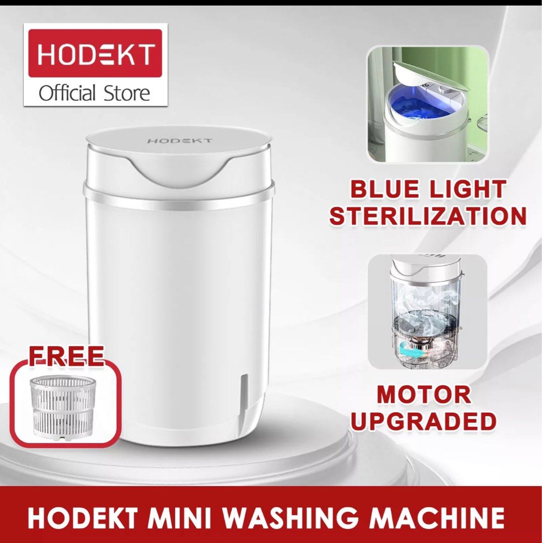 Hodekt Mini Washing Machine 4.5kg, TV & Home Appliances, Washing ...