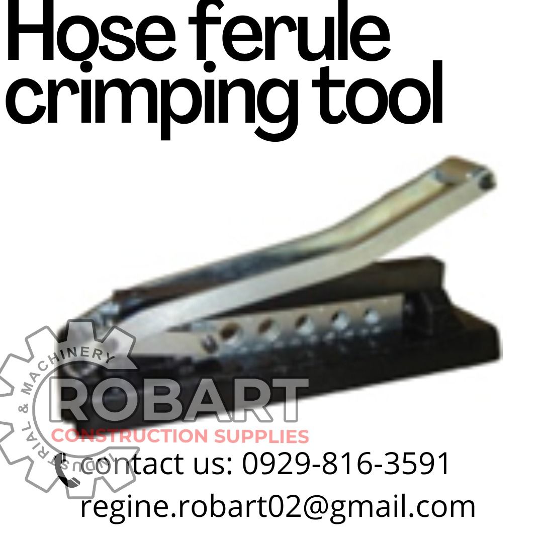 Hose ferule crimping tool, Commercial & Industrial, Construction Tools ...