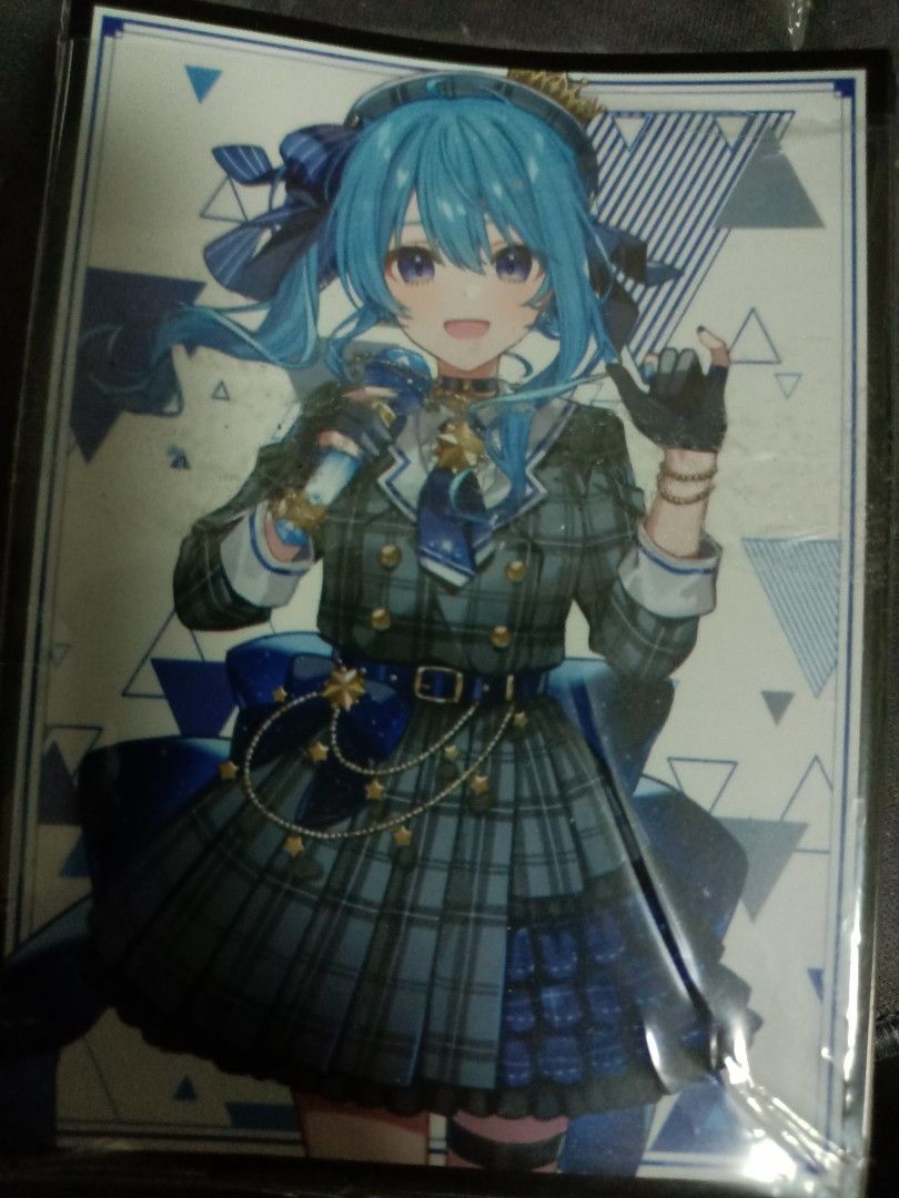 Hoshimachi Suisei card sleeves, Hobbies & Toys, Toys & Games on Carousell