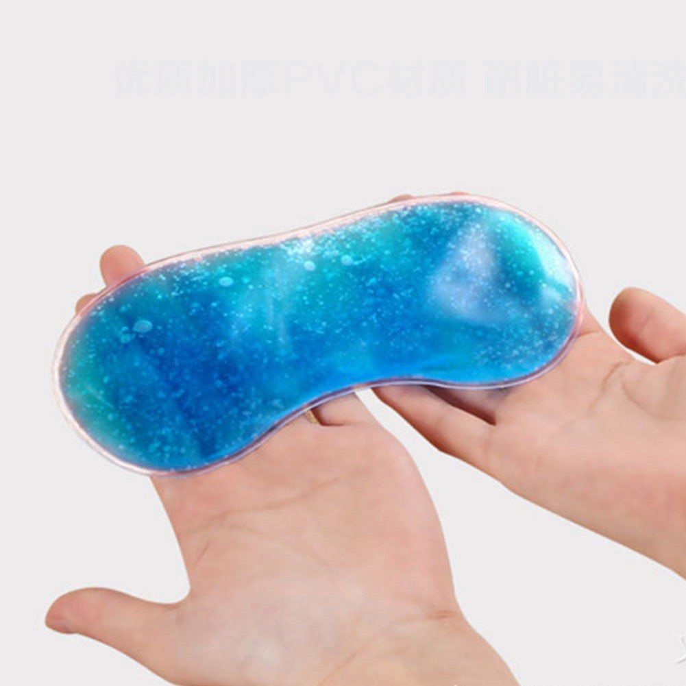 Ice Pack Eye Shade Cooler Bag Sleeping Mask Cover Patch Cold Soothing ...