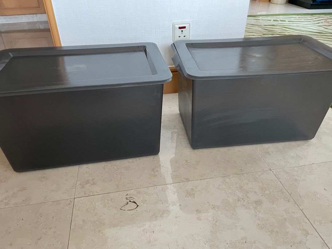 IKEA Storage Boxes (2)., Furniture & Home Living, Home Improvement ...