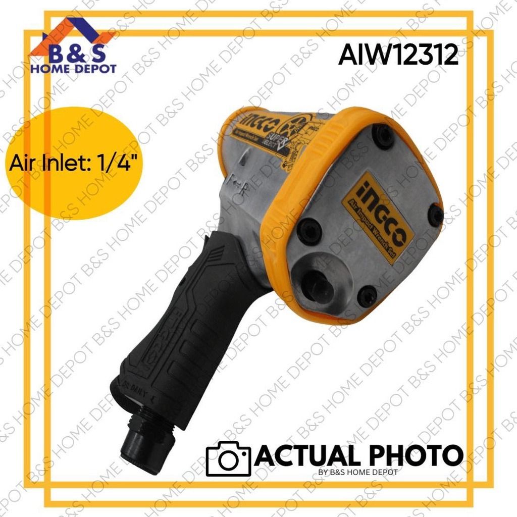 Ingco Air Impact Wrench Set AIW12312, Commercial & Industrial ...