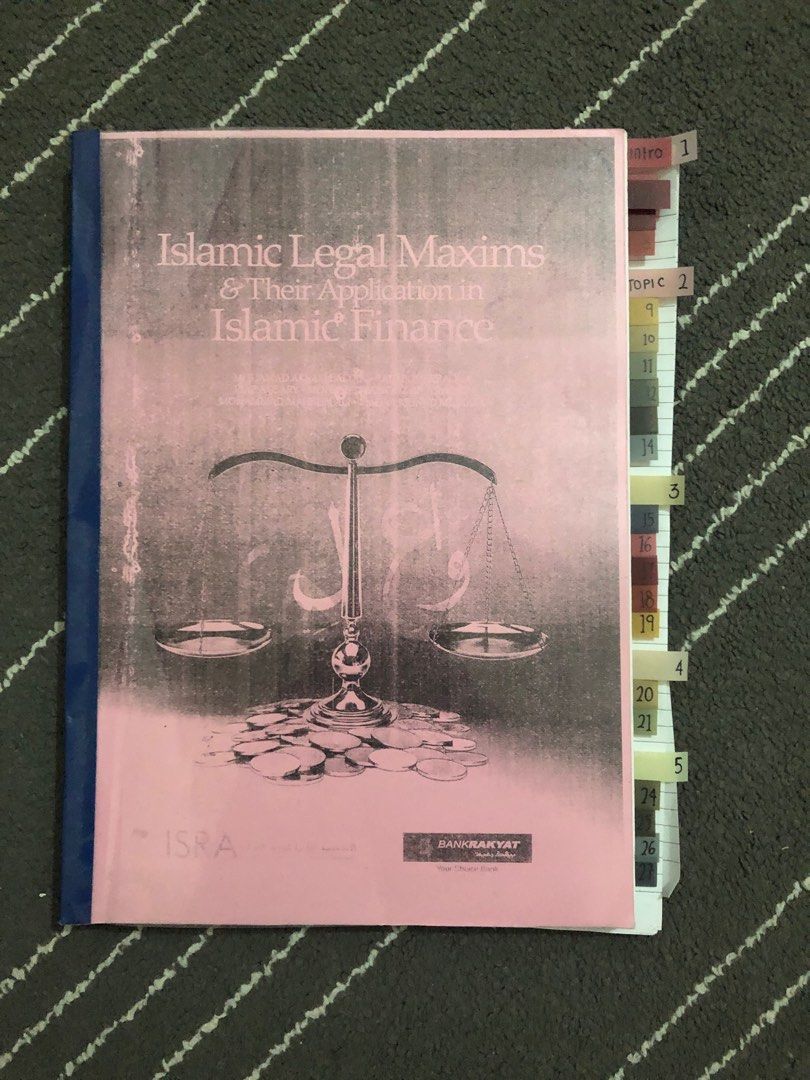 ISB653 Islamic Legal Maxims, Hobbies & Toys, Books & Magazines ...