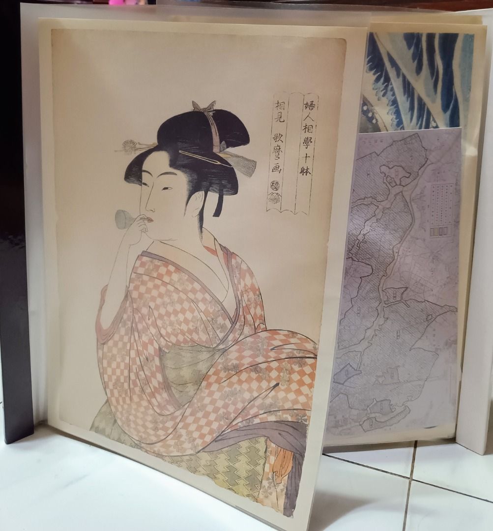 Japanese Ukiyoe Sharaku and Utamaro 24 Selections Album Collection by Yomiuri Press + 2 Bonus ...