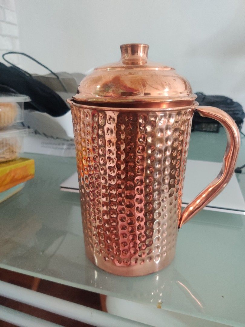 Jug copper original made from india, Furniture & Home Living ...