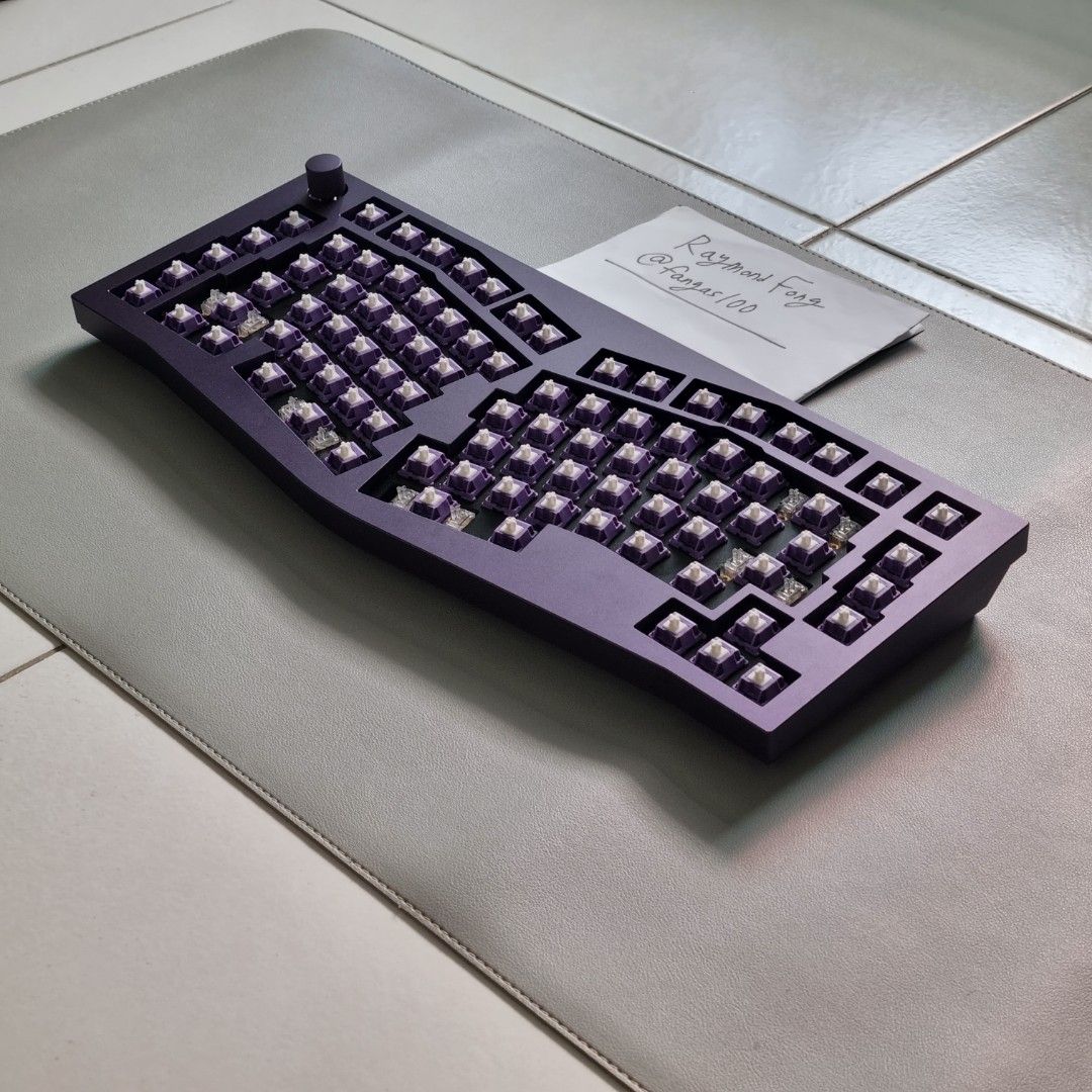 Keychron Q10 PURPLE Alice Arisu Keyboard 89x TECSEE PURPLE PANDA ...
