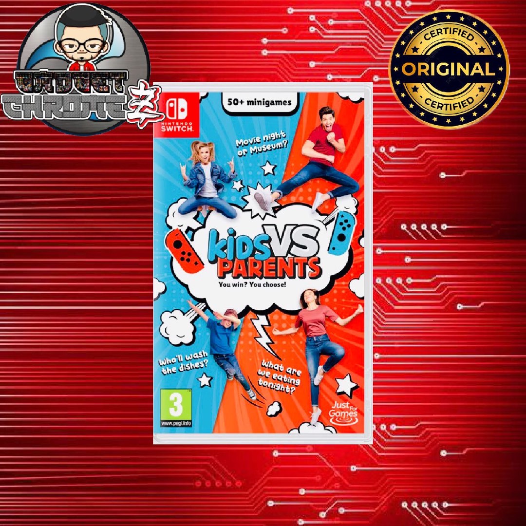 Kids Vs Parents | Nintendo Switch Game | BRANDNEW, Video Gaming, Video Games, Nintendo on Carousell