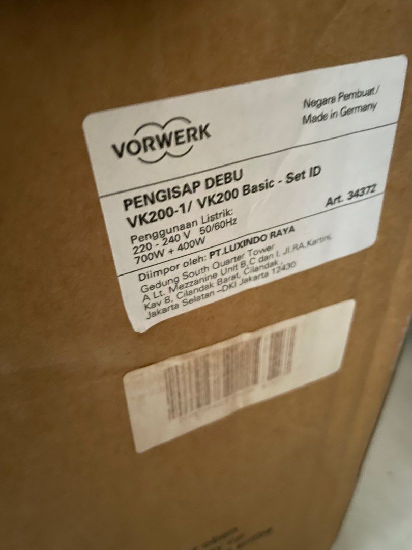 Kobold VK200 Vacuum Cleaner by Vorwerk, TV & Home Appliances, Vacuum ...