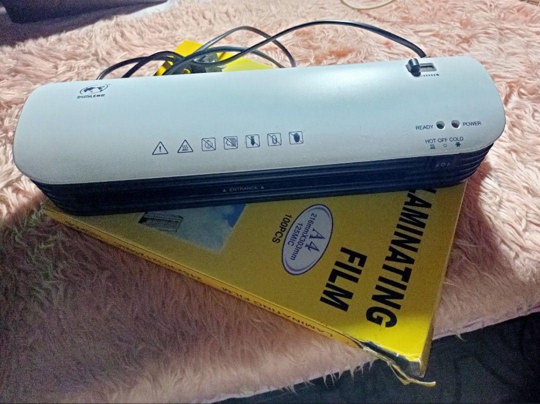 LAMINATING MACHINE SET WITH LAMINATING FILM, Computers & Tech, Office ...