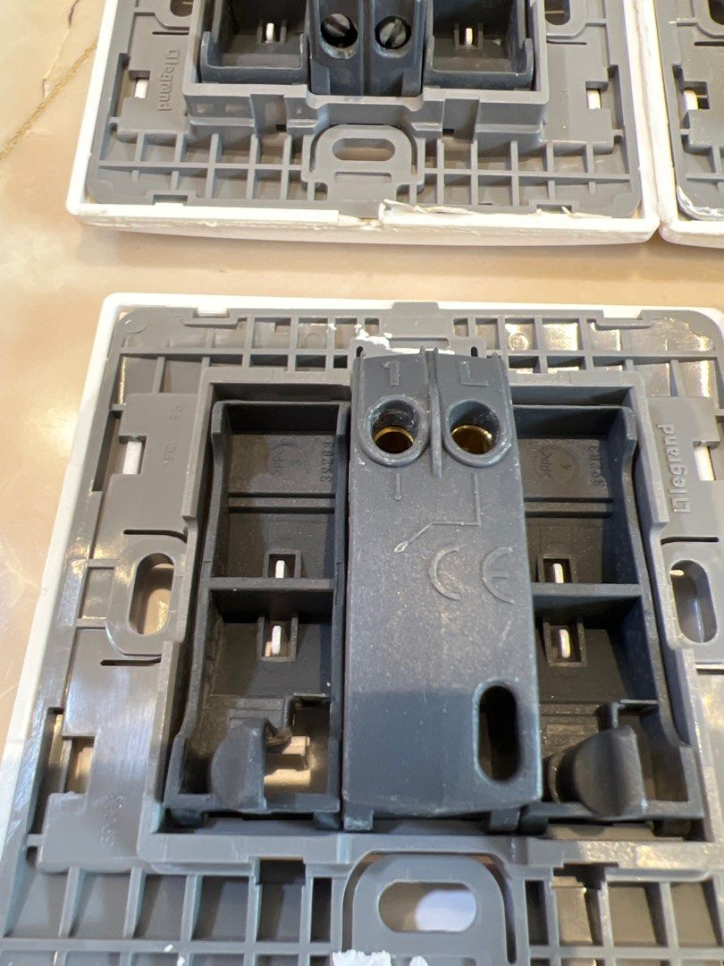 Legrand Mallia White 1 Gang Switches, Furniture & Home Living, Lighting ...