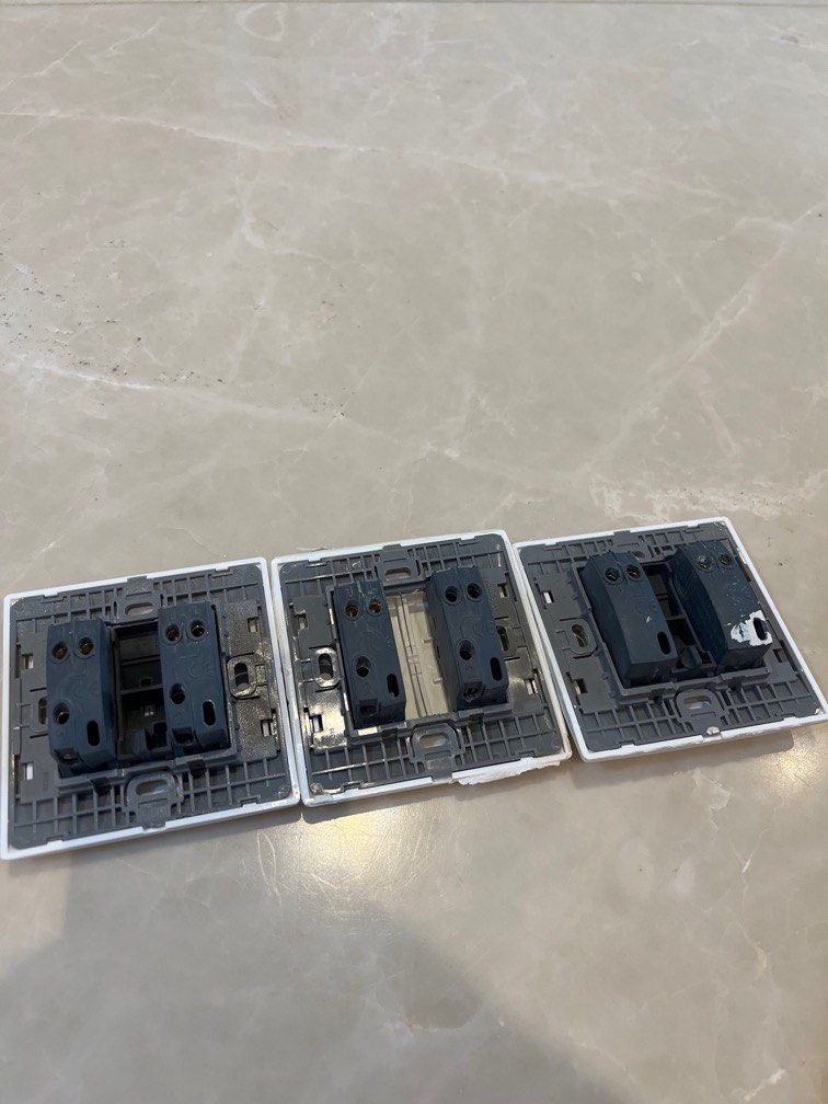 Legrand Mallia White 2 Gang Switches, Furniture & Home Living, Lighting ...