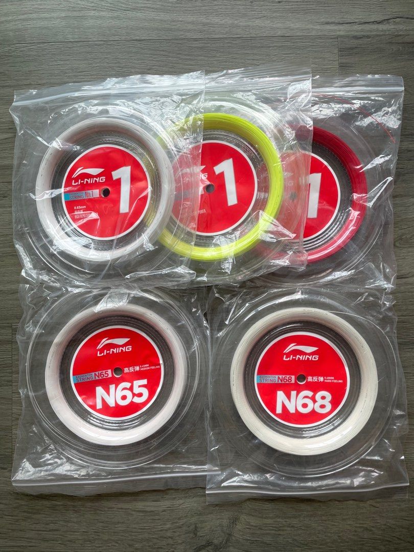 Li Ning Badminton String 200 Meters, Sports Equipment, Sports & Games ...