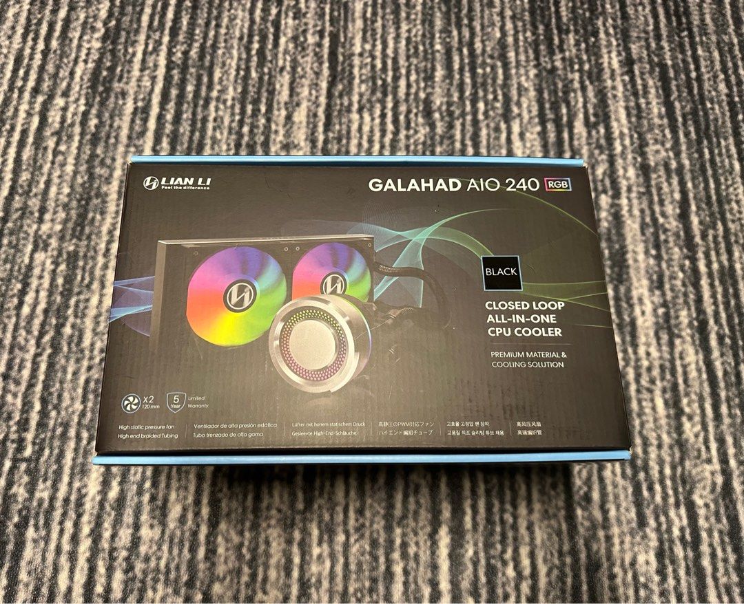 Lian Li Galahad AIO 240 RGB, Computers & Tech, Parts & Accessories ...
