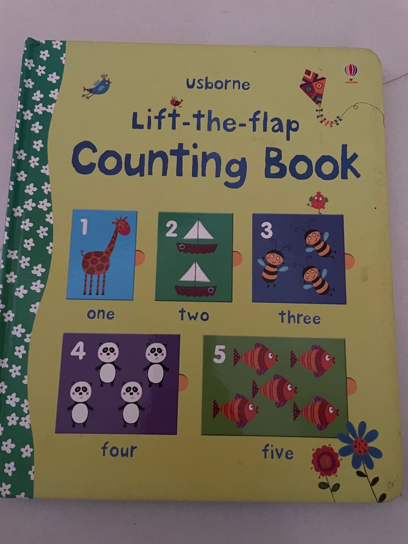 Lift the flap - counting book, Hobbies & Toys, Books & Magazines ...