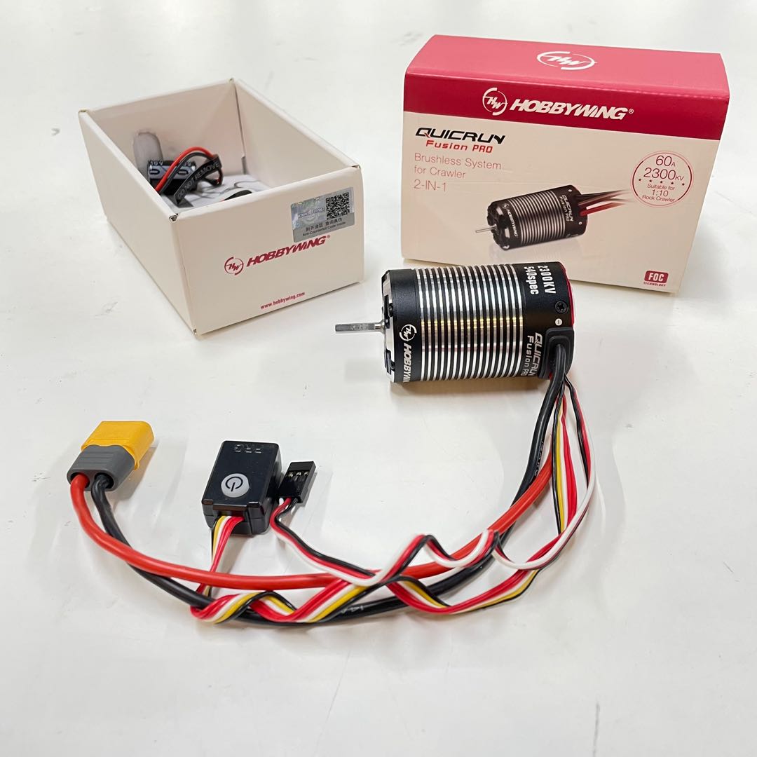 [LIKE NEW] HOBBYWING QUICRUN FUSION PRO BRUSHLESS SYSTEM FOR CRAWLER ...