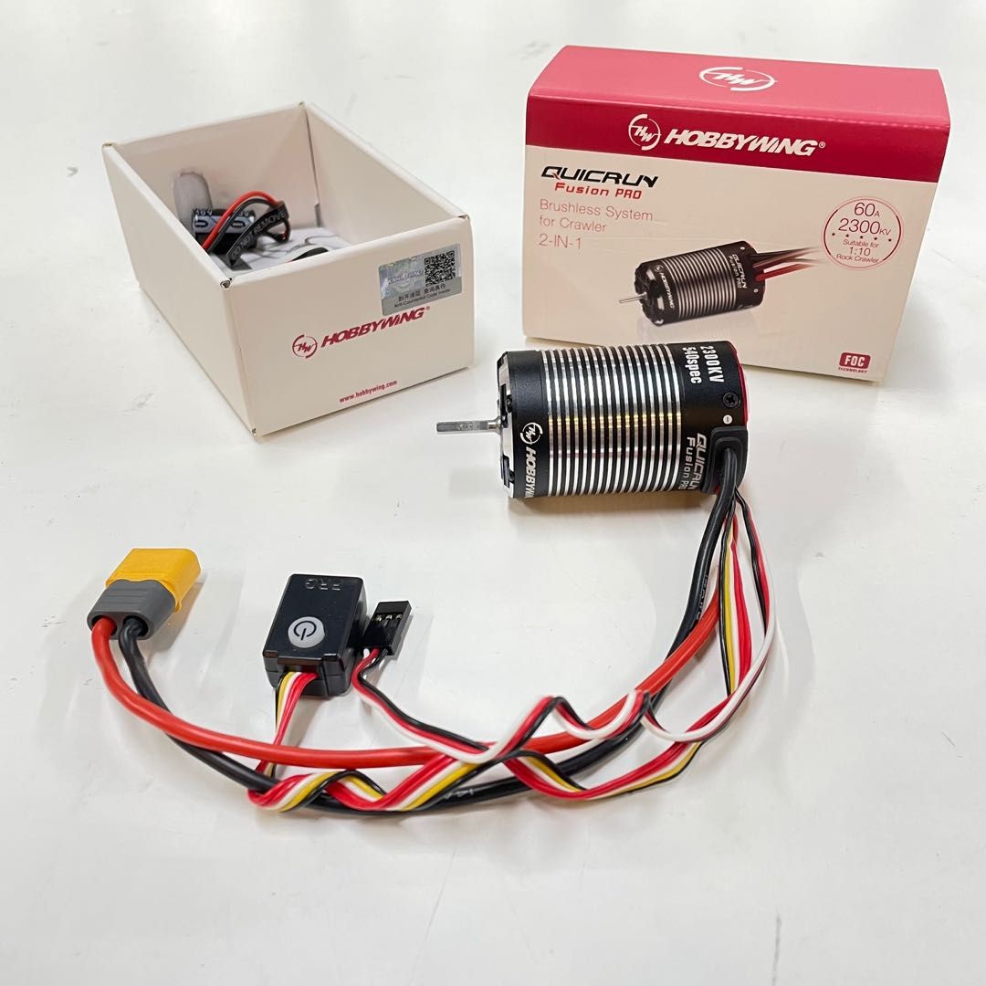 [LIKE NEW] HOBBYWING QUICRUN FUSION PRO BRUSHLESS SYSTEM FOR CRAWLER ...